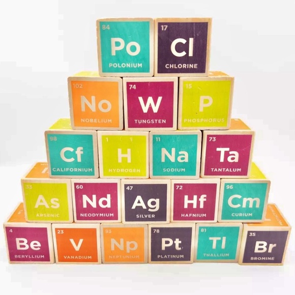 Uncle Goose | Toys | Uncle Goose Periodic Table Of The Elements Blocks ...